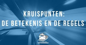 Kruispunten: de betekenis en de regels - Verkeersschool Van Genderen